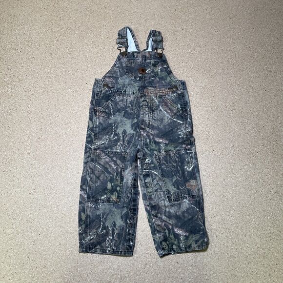 Carhartt | Bottoms | Carhartt Realtree Xtra Camo Overalls Boy 24 M ...